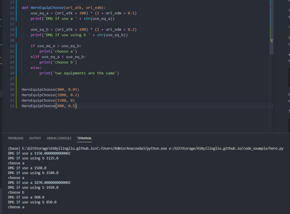 First Python Project Configure A Hero Part B Yilings Tech Zone 风逝无殇的瞎逼逼基地